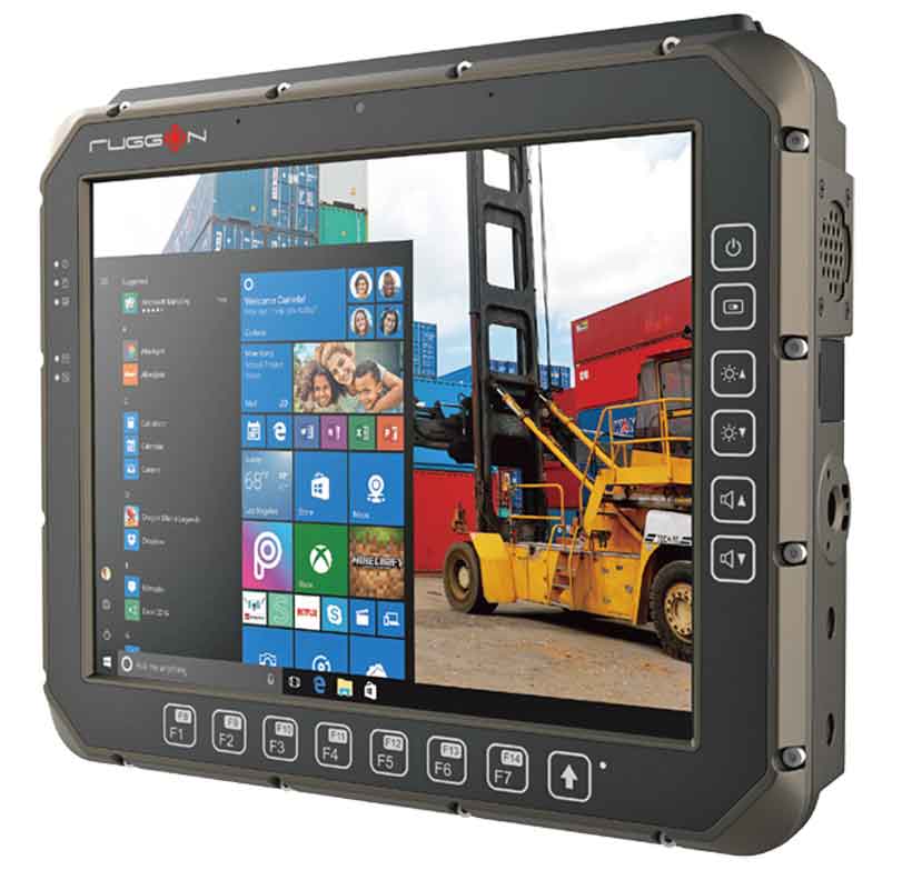 Rugged PC Review.com - RuggON VULCAN X 10.4" rugged Vehicle Mount PC